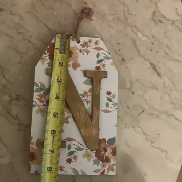 Ashland | Accents | 8 Monogrammed Wood Tabletop Fall Foliage Tag By ...